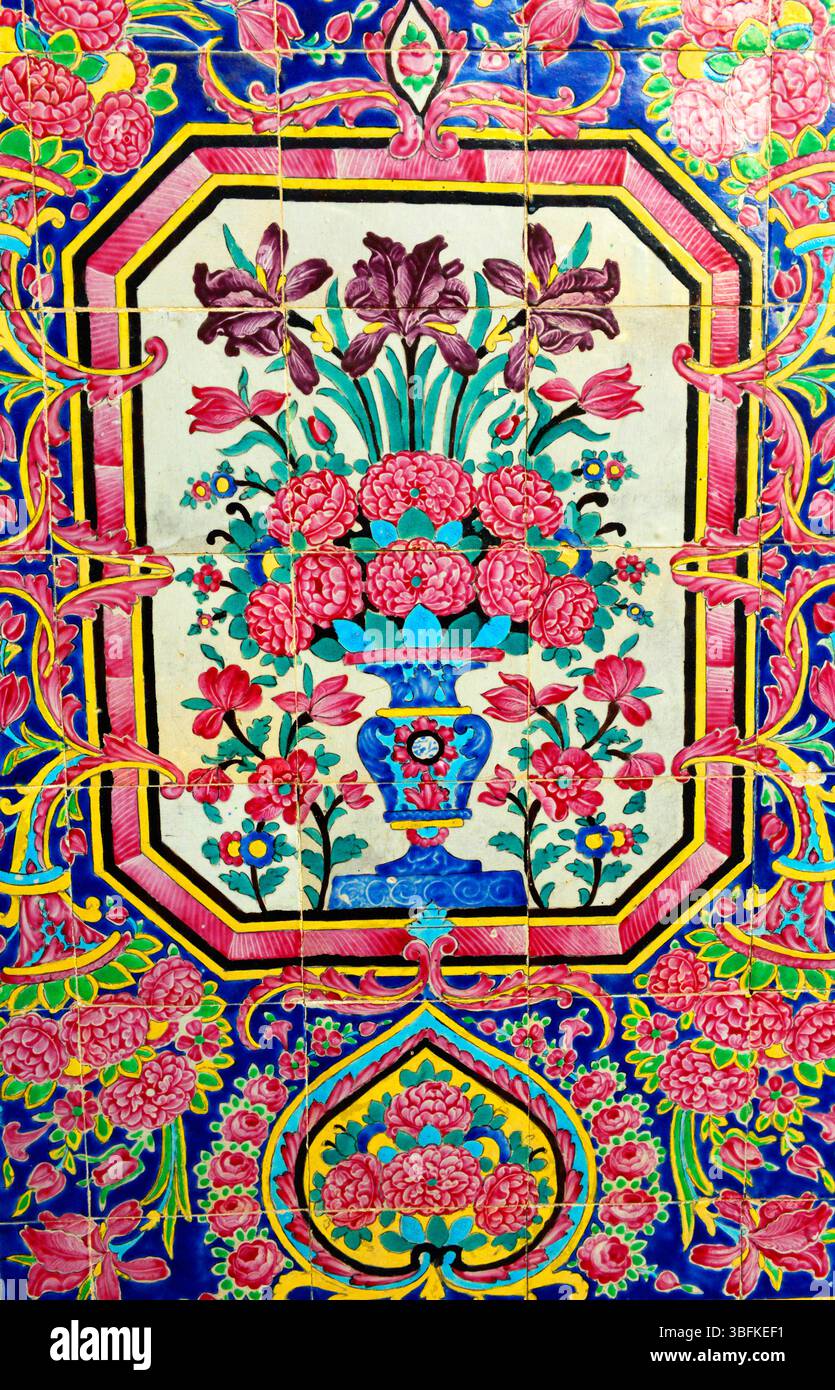 Moyen-Orient, Iran, Chiraz,Mosquée Nasir-al-Molk / Nasir-al-Molk mosque ...