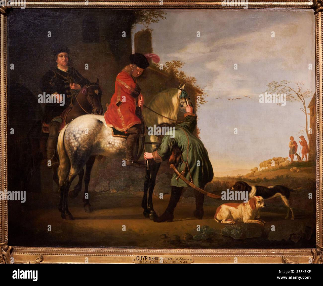 Departure for a Horseback Ride, 1660-1670, Aelbert Jacobsz. Cuyp ...
