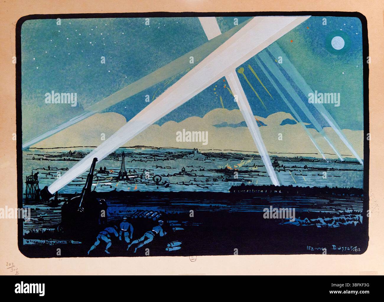 Lights of the dca illuminating paris hi-res stock photography and ...