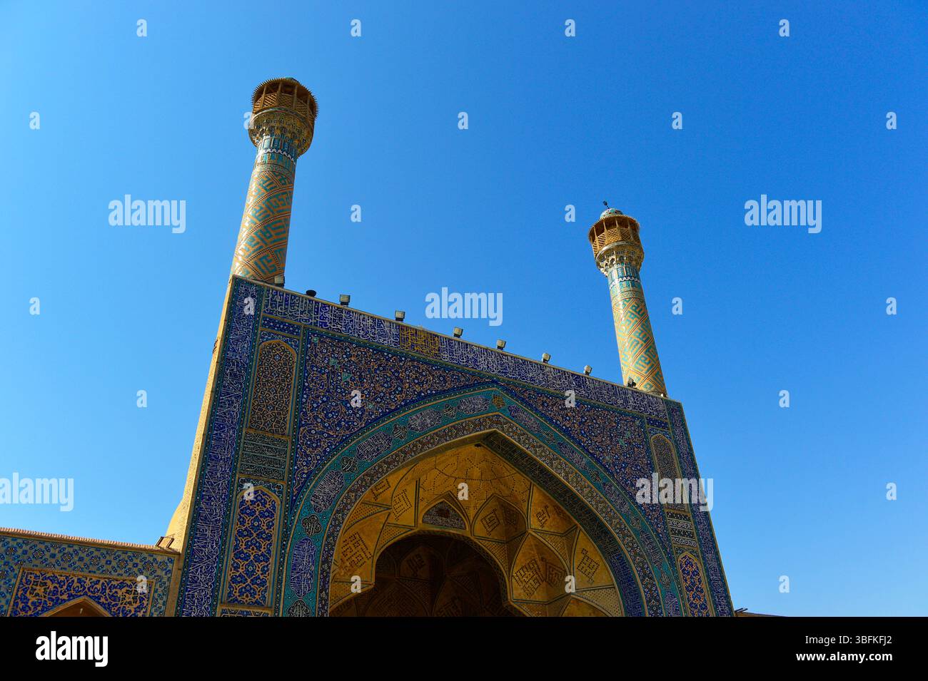 Moyen-Orient, Iran, Ispahan,la Grande Mosquée ou Mosquée du Vendredi ...