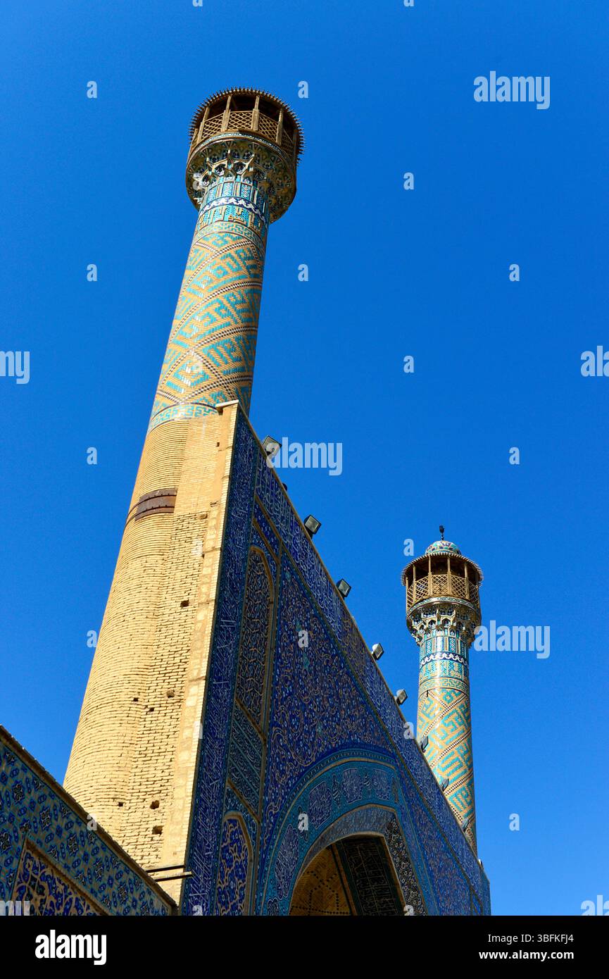 Moyen-Orient, Iran, Ispahan,la Grande Mosquée ou Mosquée du Vendredi ...