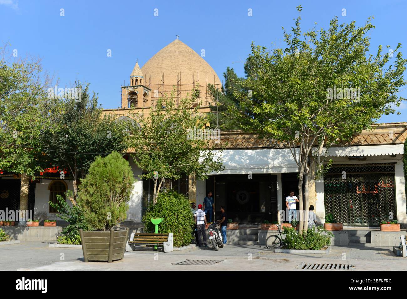 Moyen-Orient, Iran, Ispahan,quartier arménien de Jolfa / Julfa district ...
