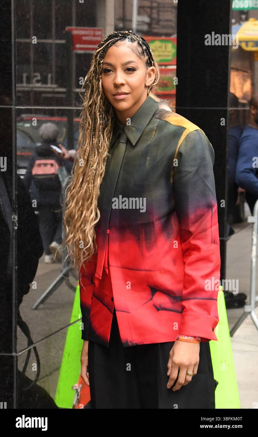New York, NY, USA. 2nd June, 2025. Candace Parker seen at Good Morning ...