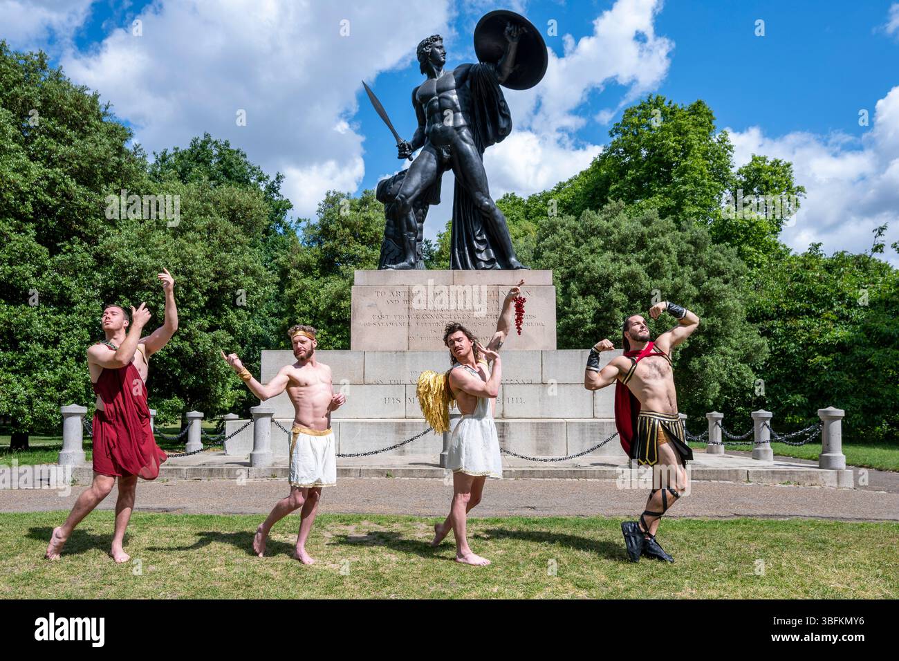 London, UK. 2 June 2025. Australian acrobatic troupe, Head First ...