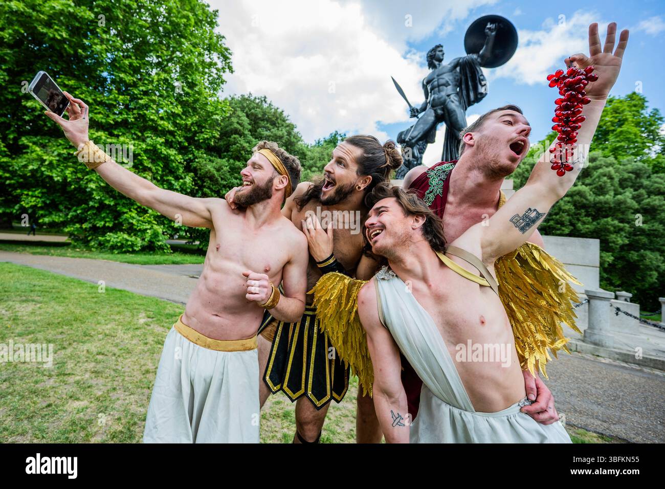 London, UK. 2nd June, 2025. The Australian acrobatic troupe, Headfirst ...