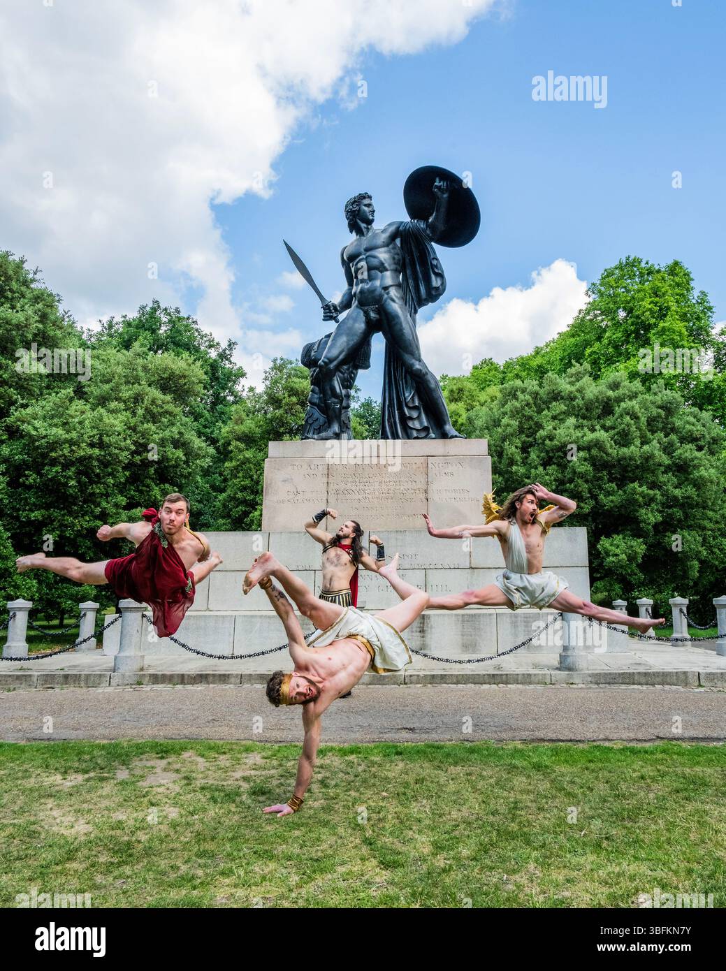 London, UK. 2nd June, 2025. The Australian acrobatic troupe, Headfirst ...