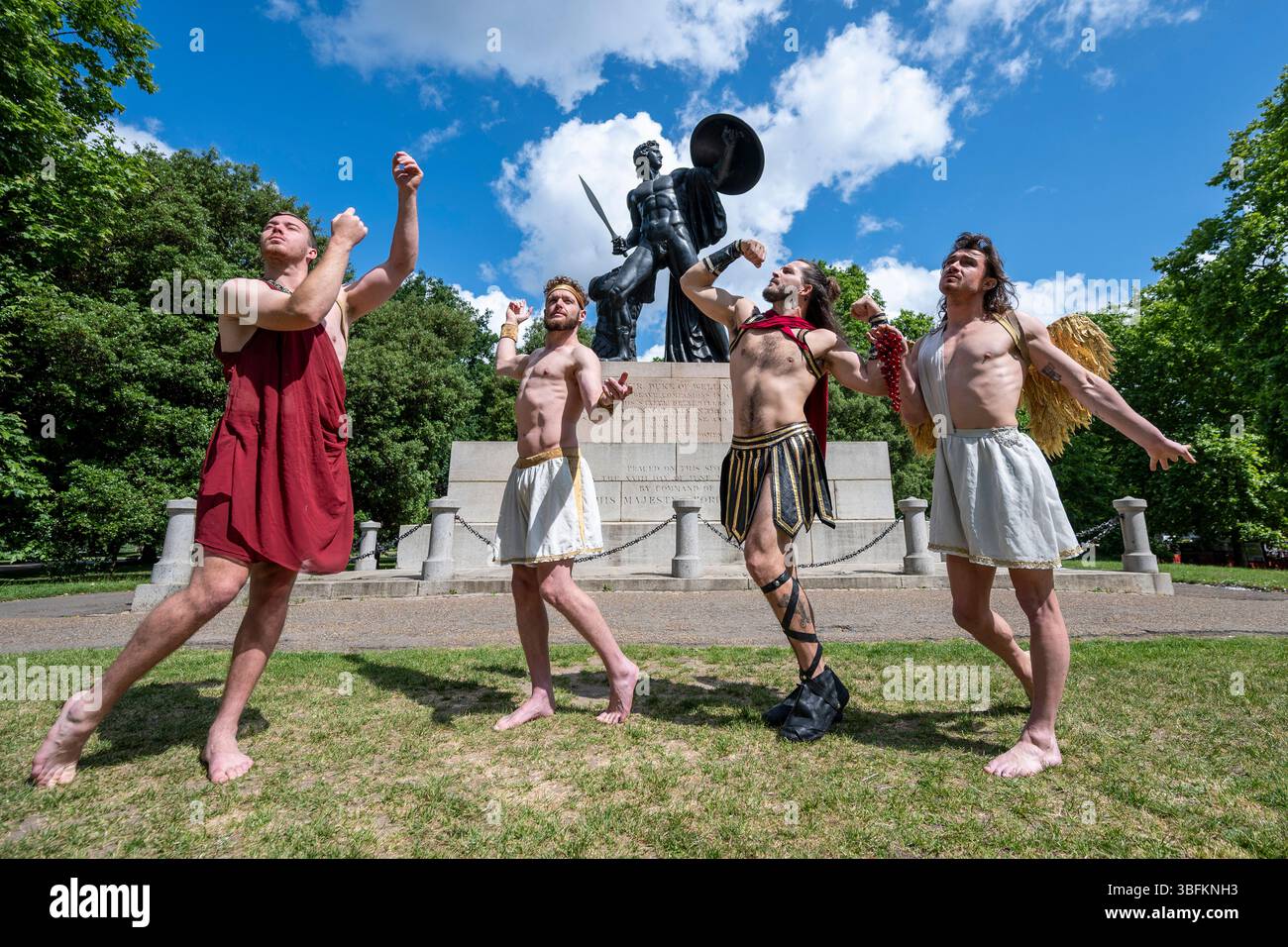 London, UK. 2 June 2025. Australian acrobatic troupe, Head First ...