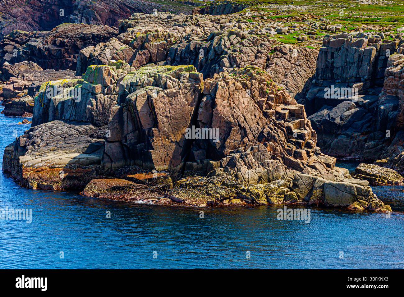 TORY ISLAND, DONEGAL, IRELAND. CIRCA 2025, Rocky outcrop on the Islands ...
