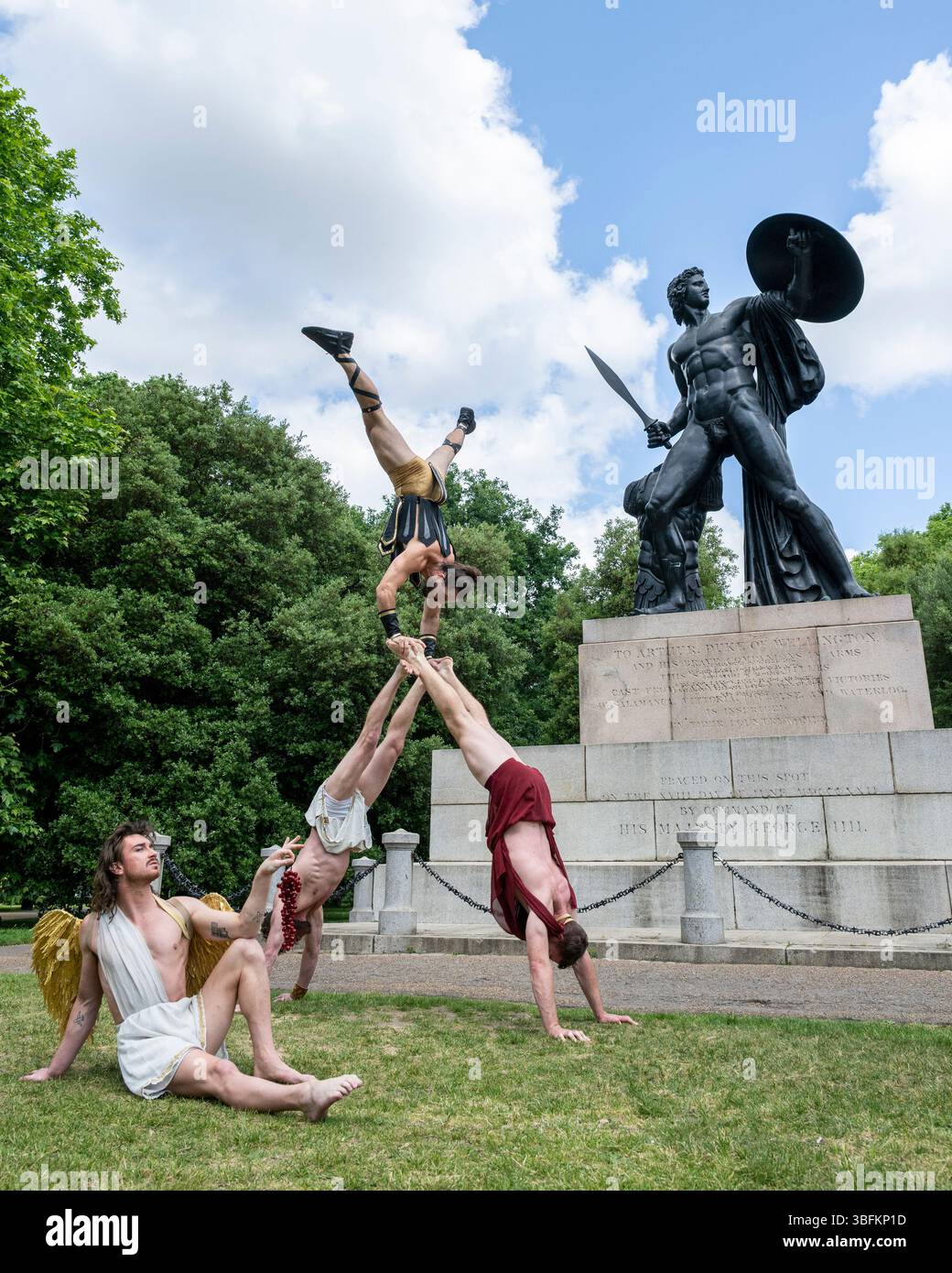 London, UK. 2 June 2025. Australian acrobatic troupe, Head First ...