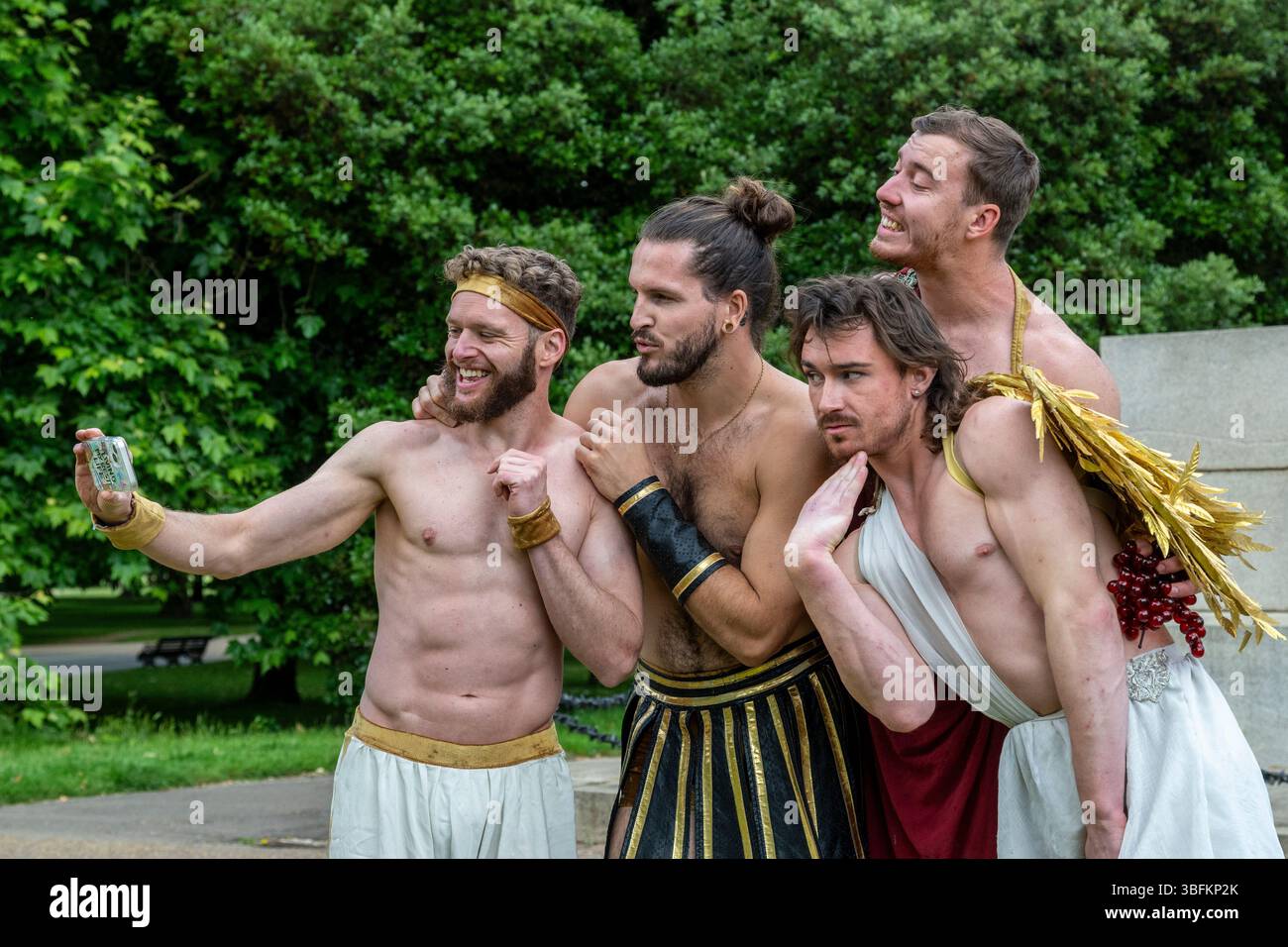 London, UK. 2 June 2025. Australian acrobatic troupe, Head First ...