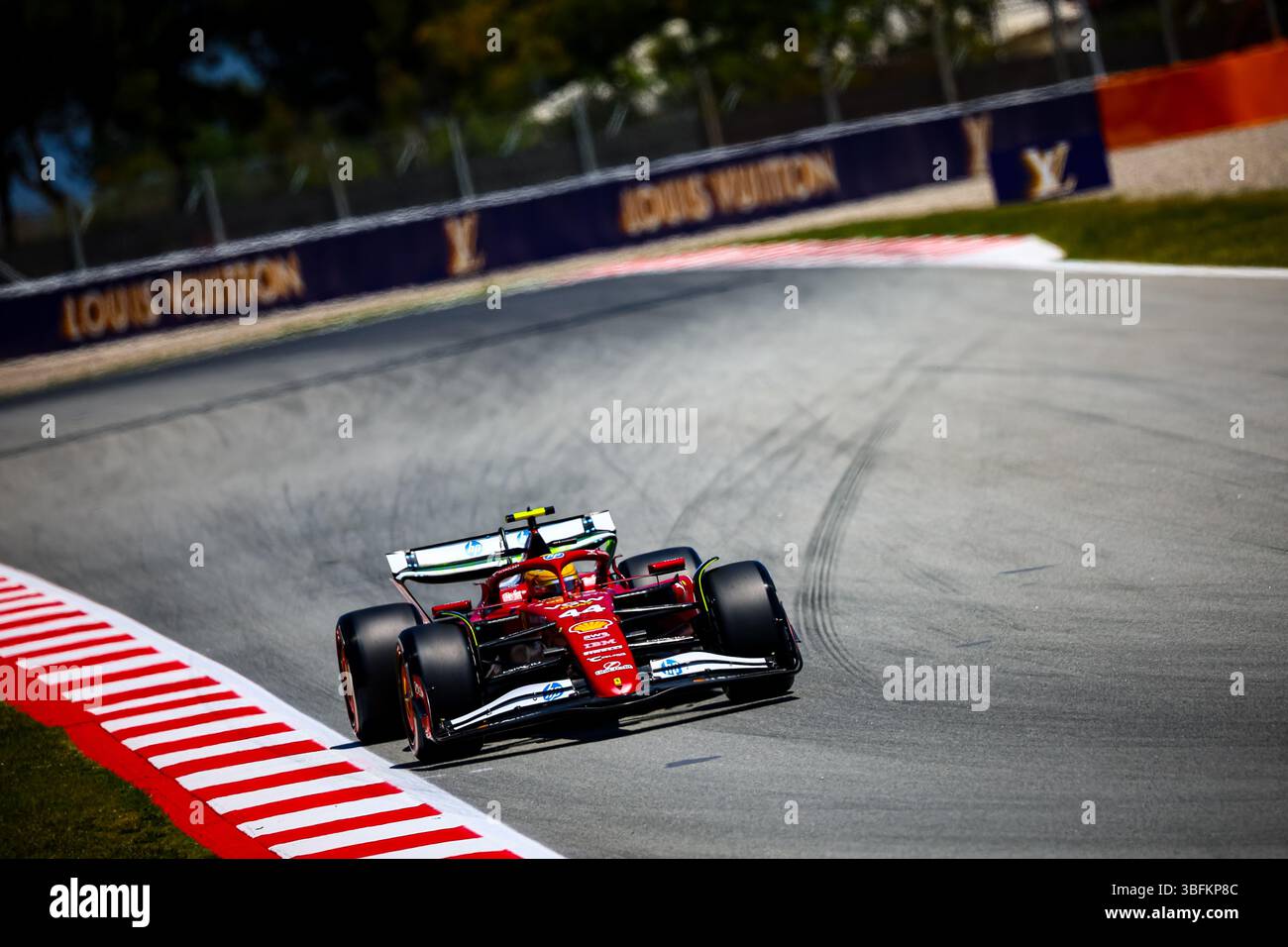 44 Lewis Hamilton, (GRB) Scuderia Ferrari SF25, during the Spanish GP ...