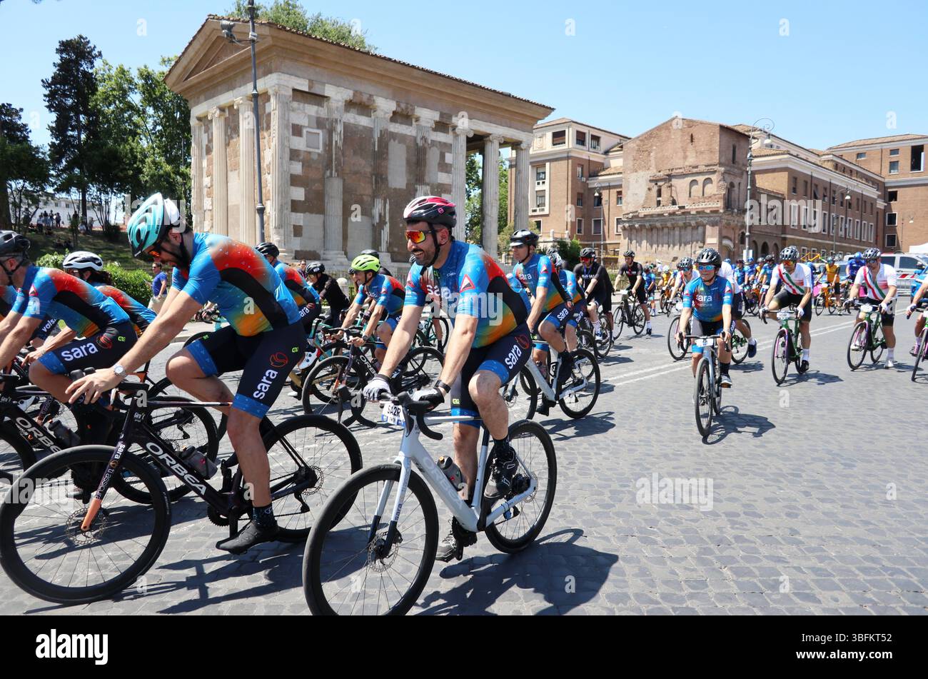 Roma, Italy. 01st June, 2025. The 21st and final stage of 108th edition ...