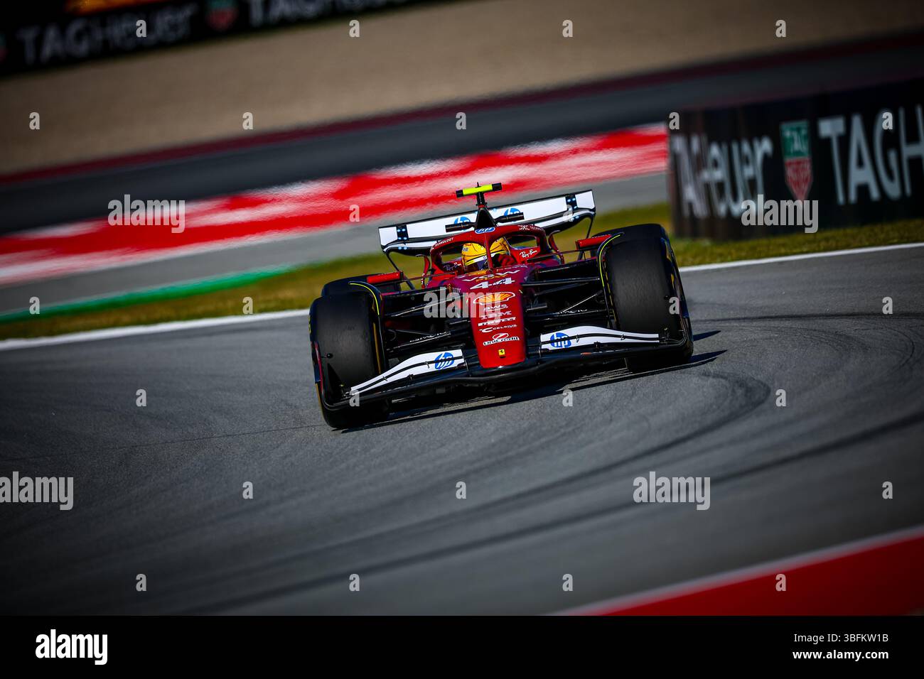 44 Lewis Hamilton, (GRB) Scuderia Ferrari SF25, during the Spanish GP ...