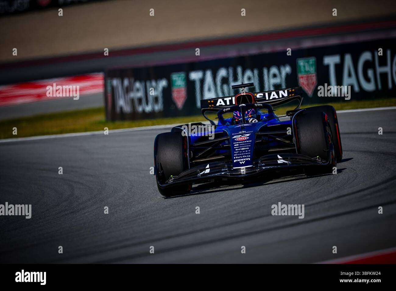23 Alex Albon, (GRB) Williams Mercedes Fw47, during the Spanish GP ...