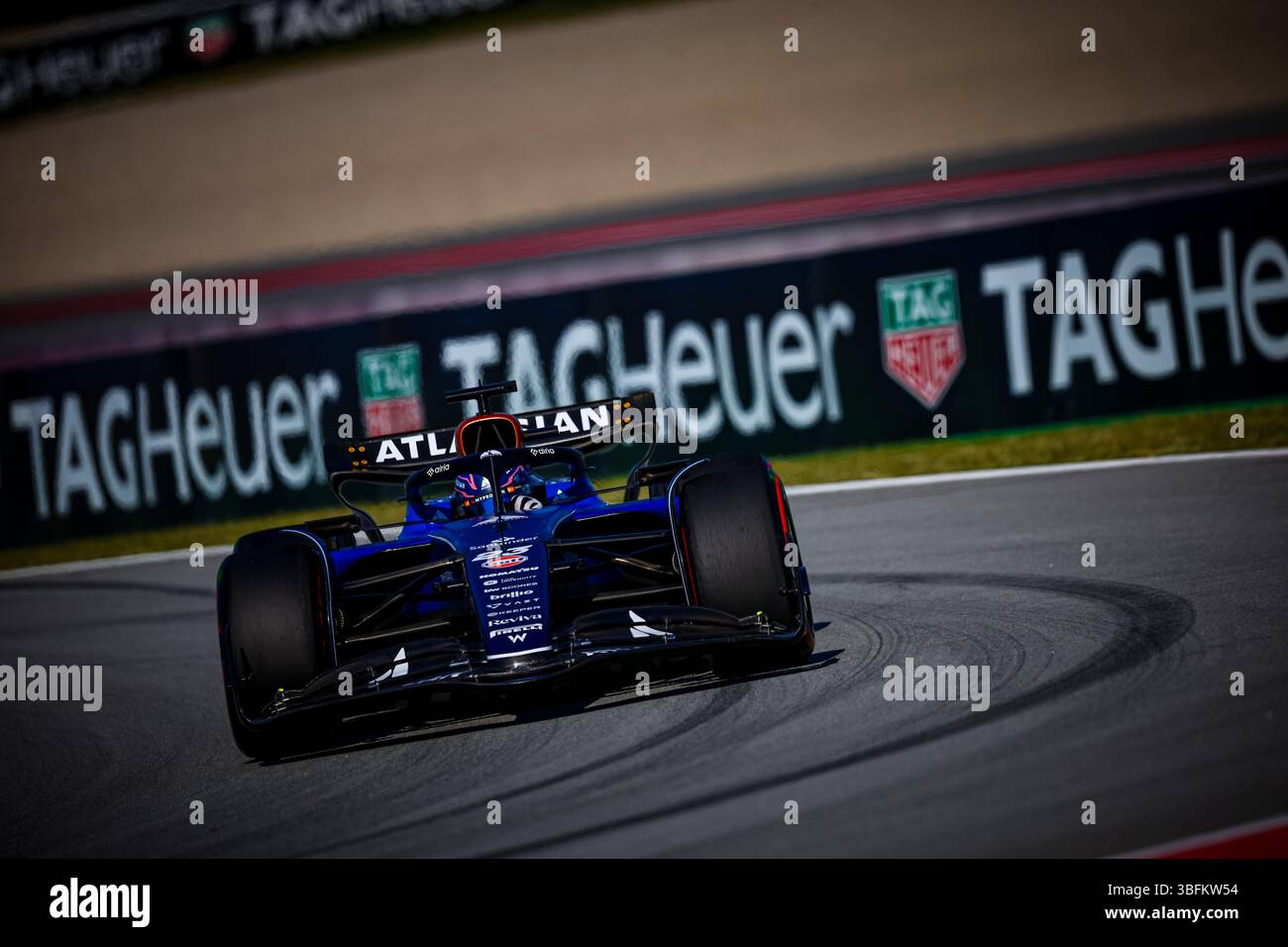 23 Alex Albon, (GRB) Williams Mercedes Fw47, during the Spanish GP ...