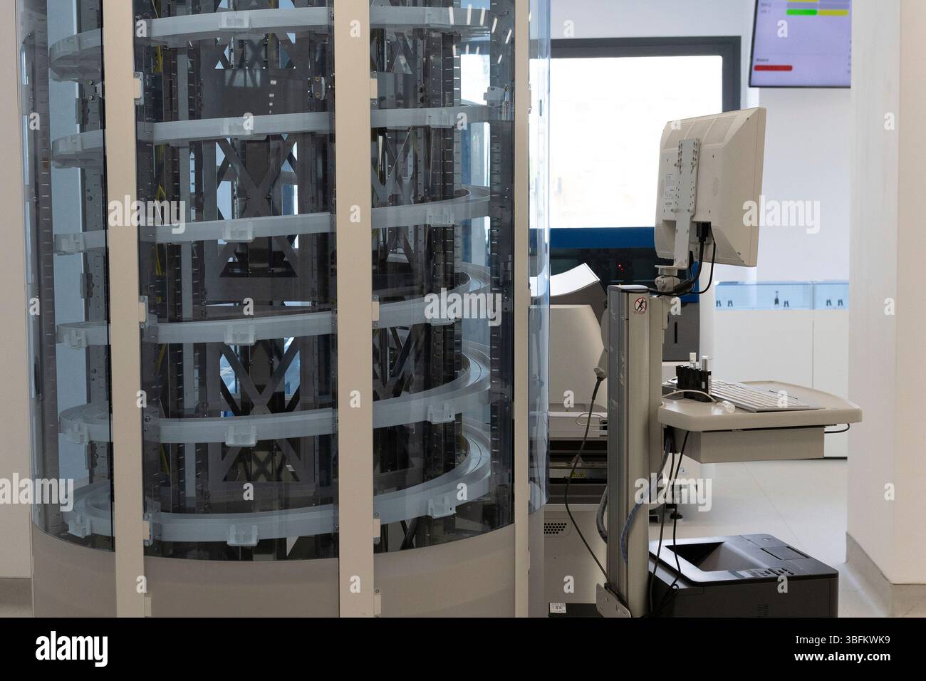 Machinery of the Melilla University Hospital, at the inauguration of ...