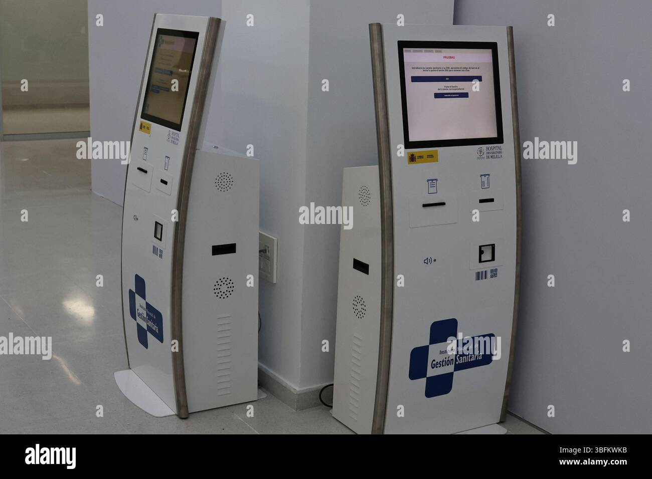 Machinery of the Melilla University Hospital, at the inauguration of ...