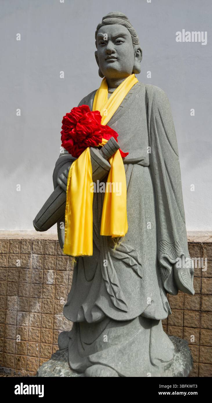 Kuala Lumpur, Malaysia - Feb.19, 2025: Statue no.23 of the 24 Filial ...