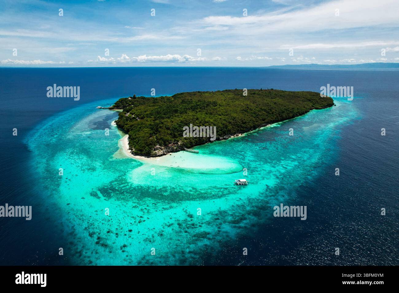 Drone shot stunning coastline cebu hi-res stock photography and images ...