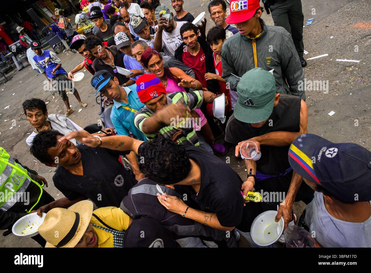 Colombian drug addicts, daily users of basuco – an unrefined, dirty ...