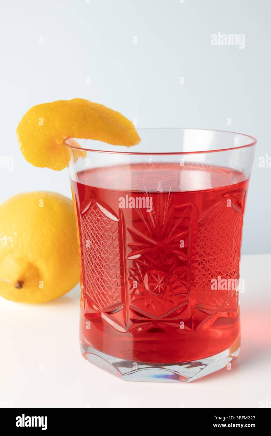 Refreshing iced red beverage hi-res stock photography and images - Alamy