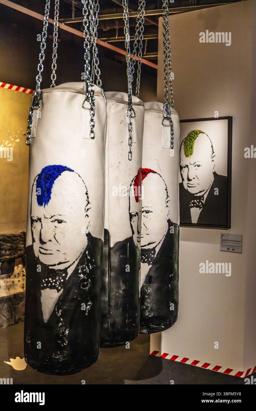 Banksy - Turf War, Winston Churchill's transformation into a punk icon ...