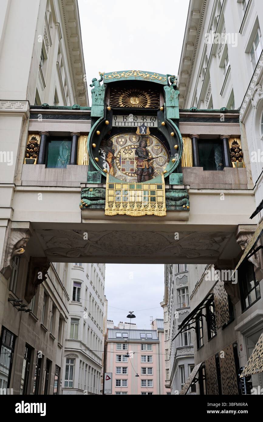 Ankeruhr (Anchor Clock), Vienna – Art Nouveau Timepiece and ...