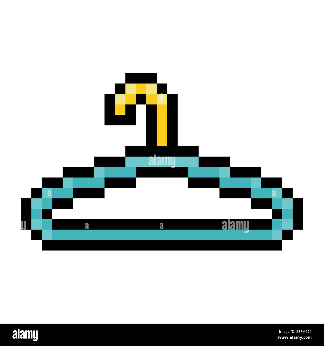 Coat hanger with pixel art Stock Vector Image & Art - Alamy