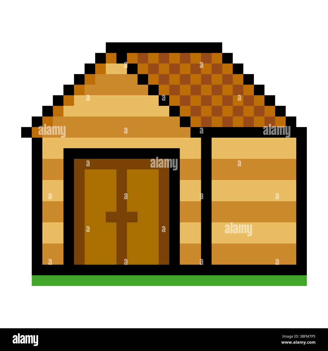 Garden shed in pixel art style Stock Vector Image & Art - Alamy