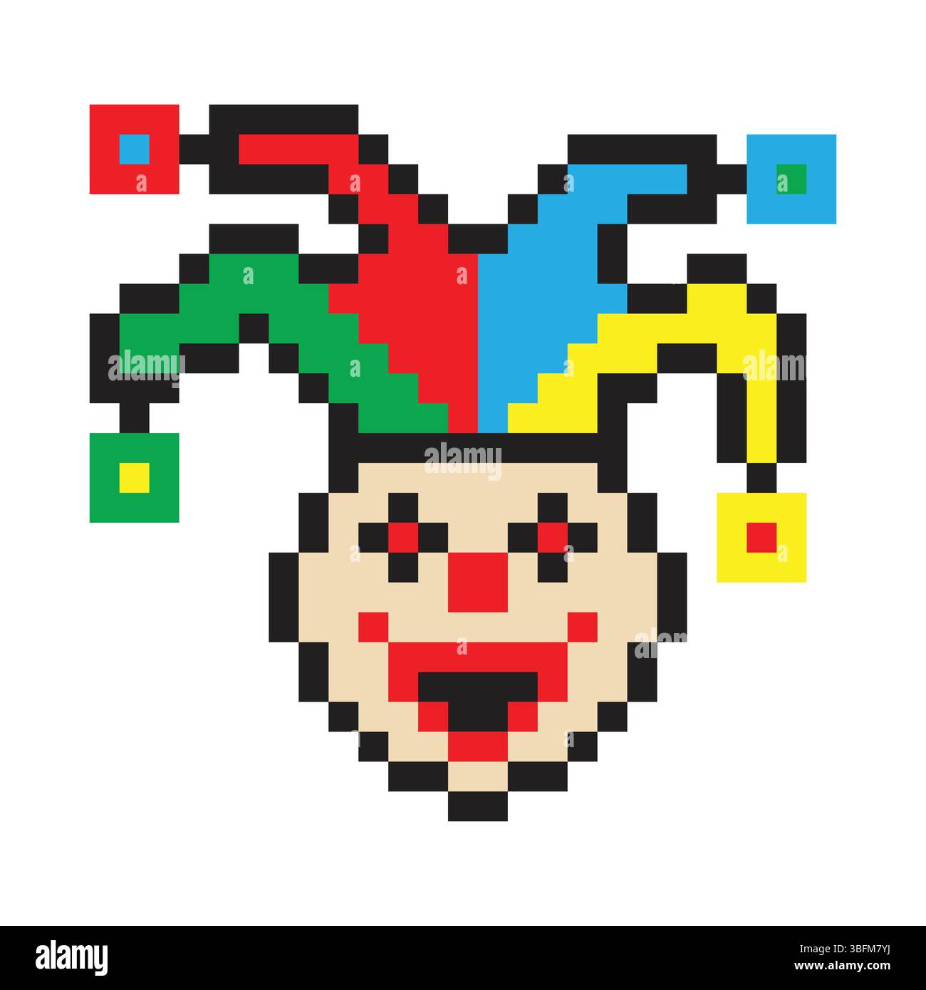 Jester in hat Stock Vector Images - Alamy