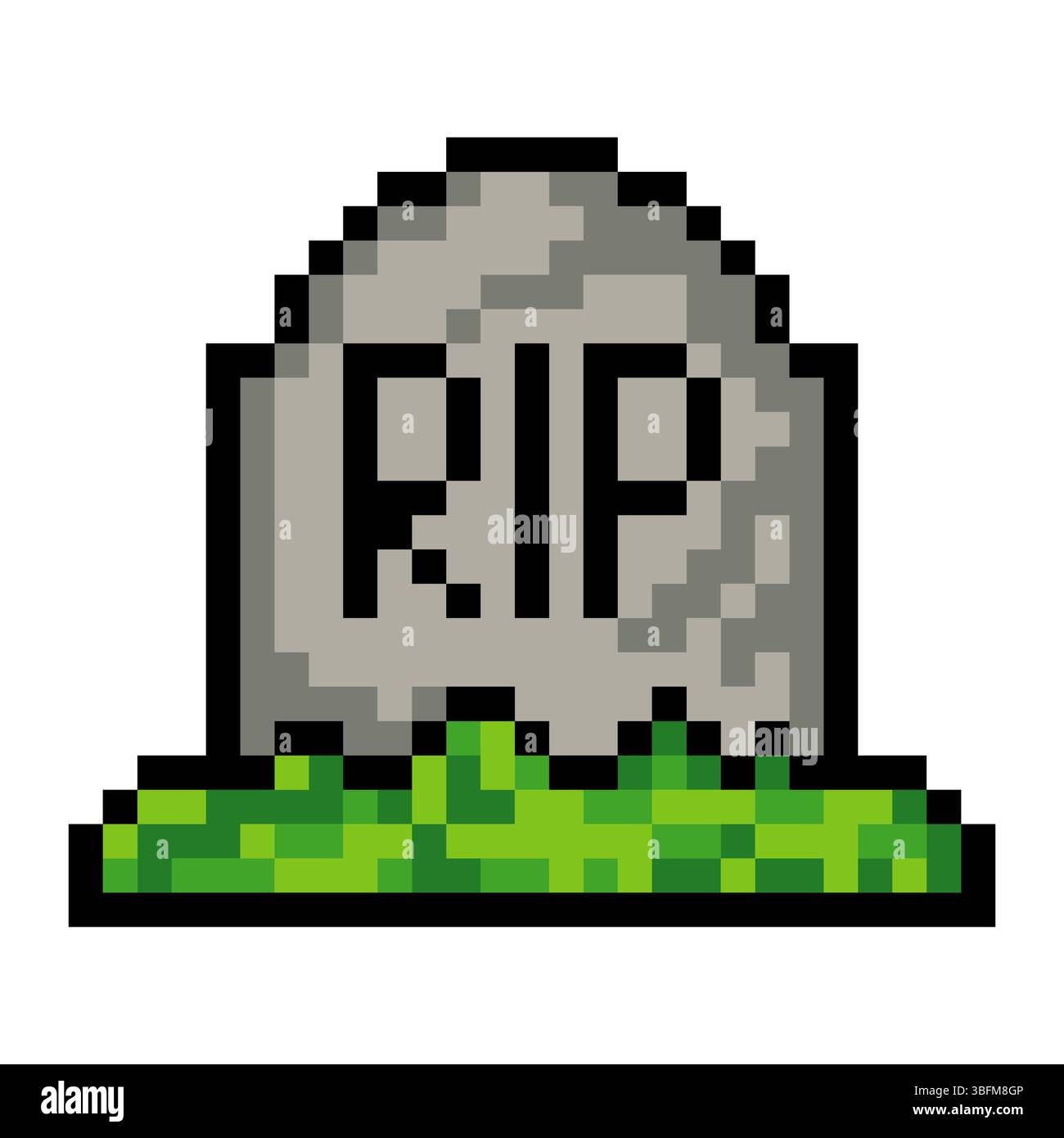 Grave pixel art tomb hi-res stock photography and images - Alamy