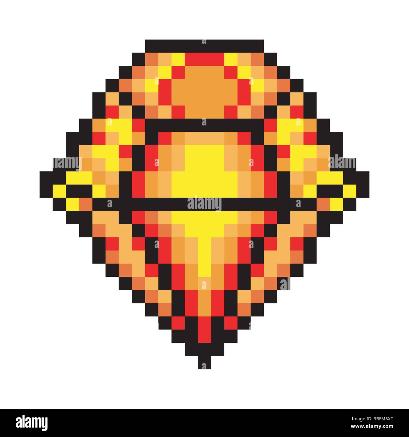 Diamond pixel art icon hi-res stock photography and images - Alamy