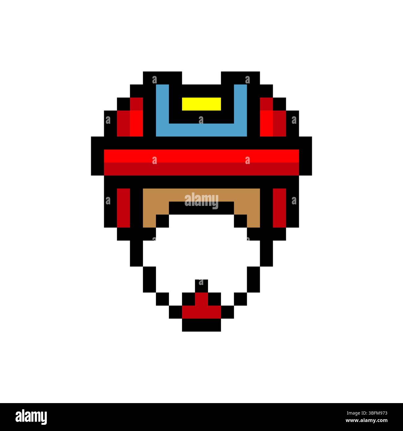 Hockey helmet in pixel art style Stock Vector Image & Art - Alamy