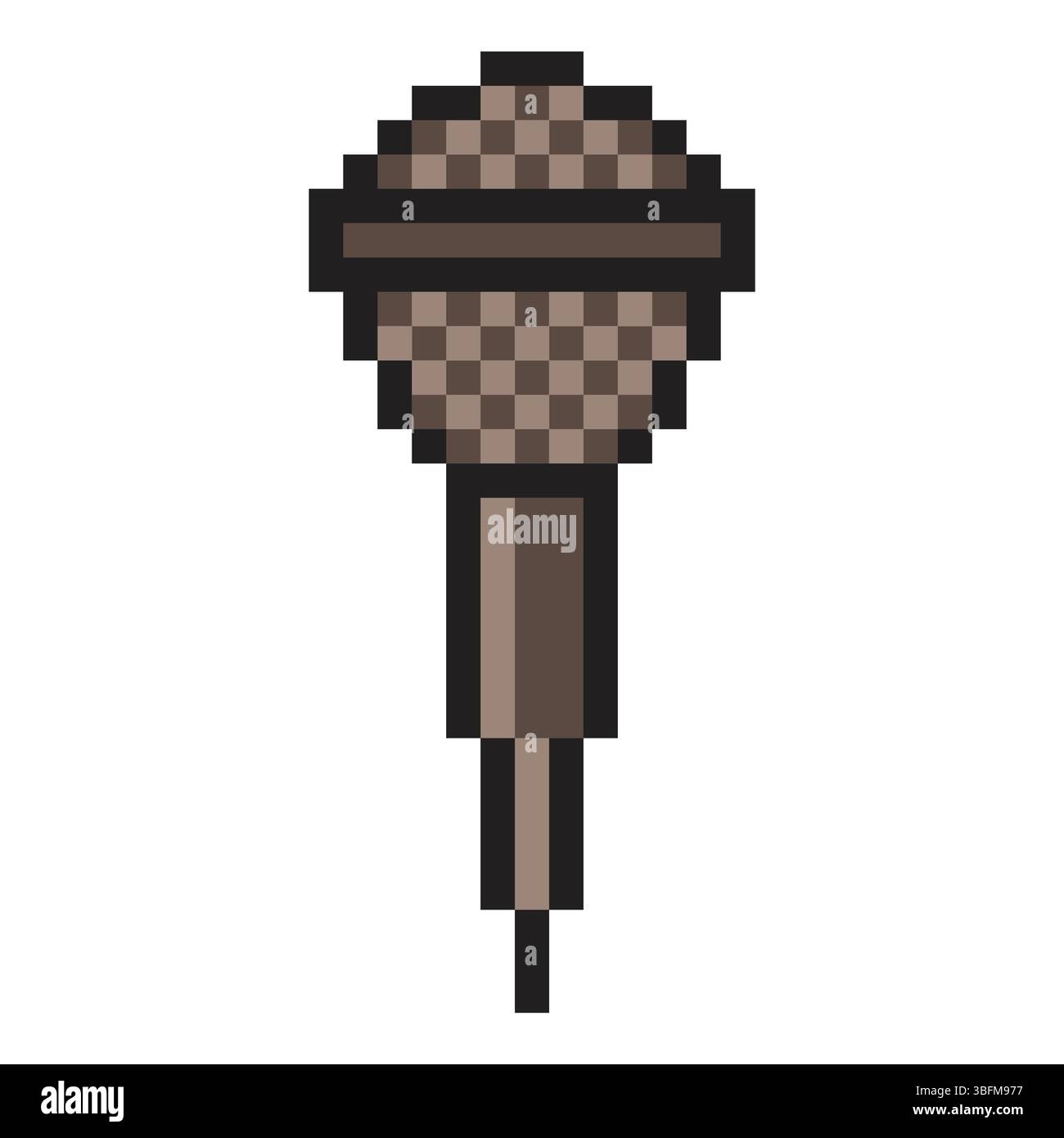 Microphone in pixel art style Stock Vector Image & Art - Alamy