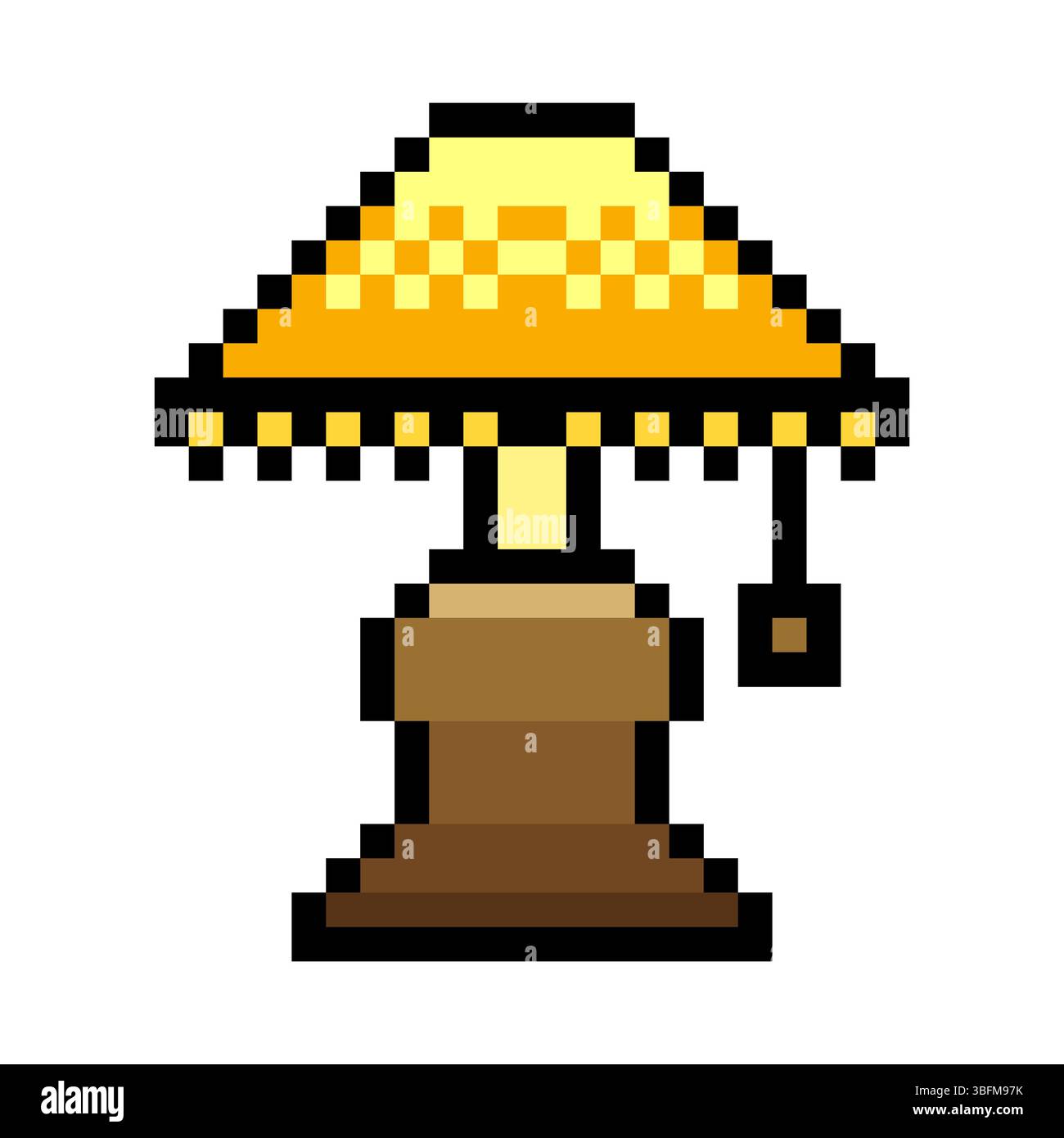 White floor lamp lampshade Stock Vector Images - Alamy