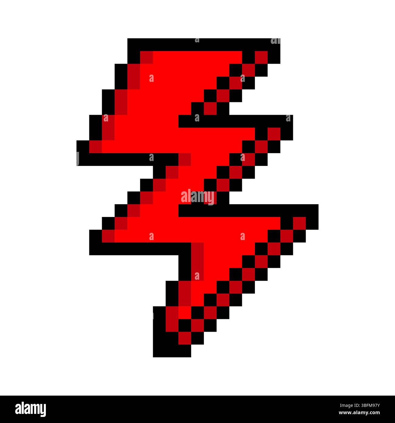 Bright flash lightning in Stock Vector Images - Alamy