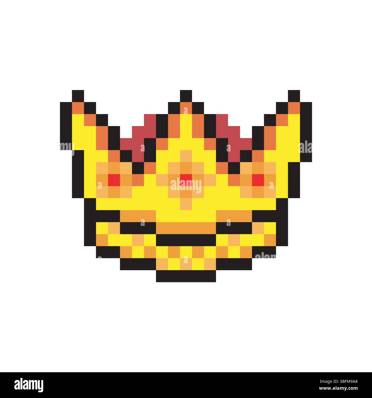 Royal crown pixel art design Stock Vector Image & Art - Alamy
