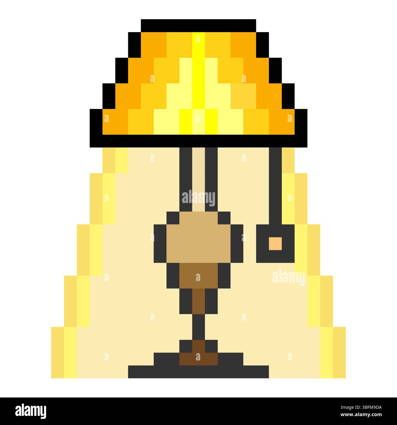 White floor lamp lampshade Stock Vector Images - Alamy