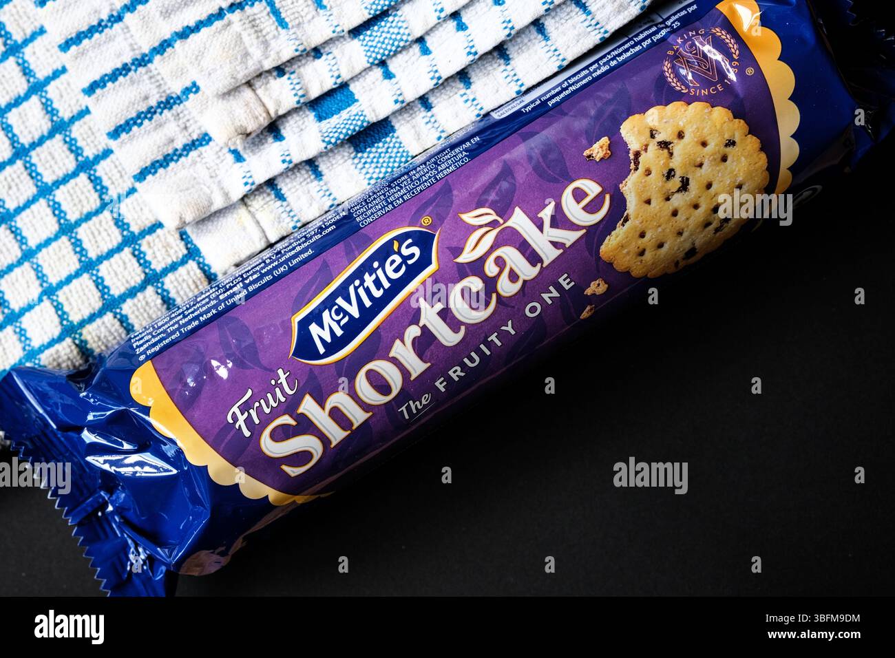 London UK, June 02 2025, Packet Of McVities Fruit Shortcake Biscuits ...