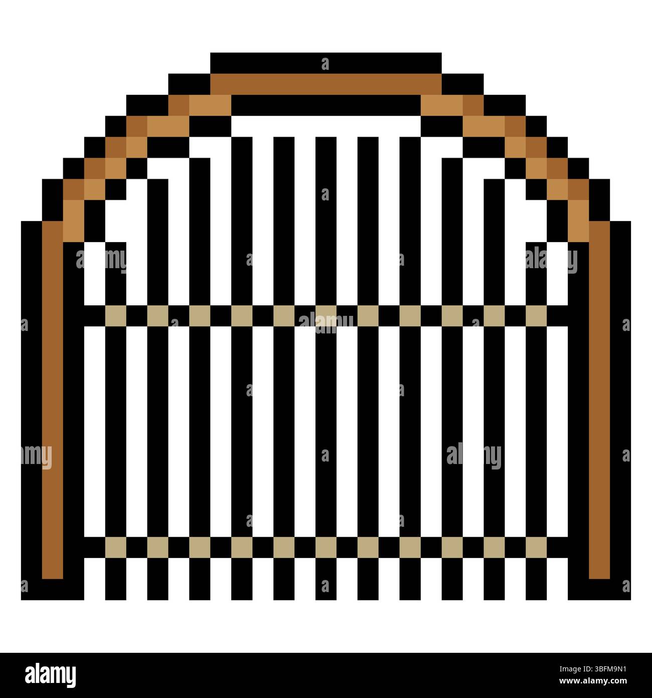 Pixel door entrance on Cut Out Stock Images & Pictures - Alamy