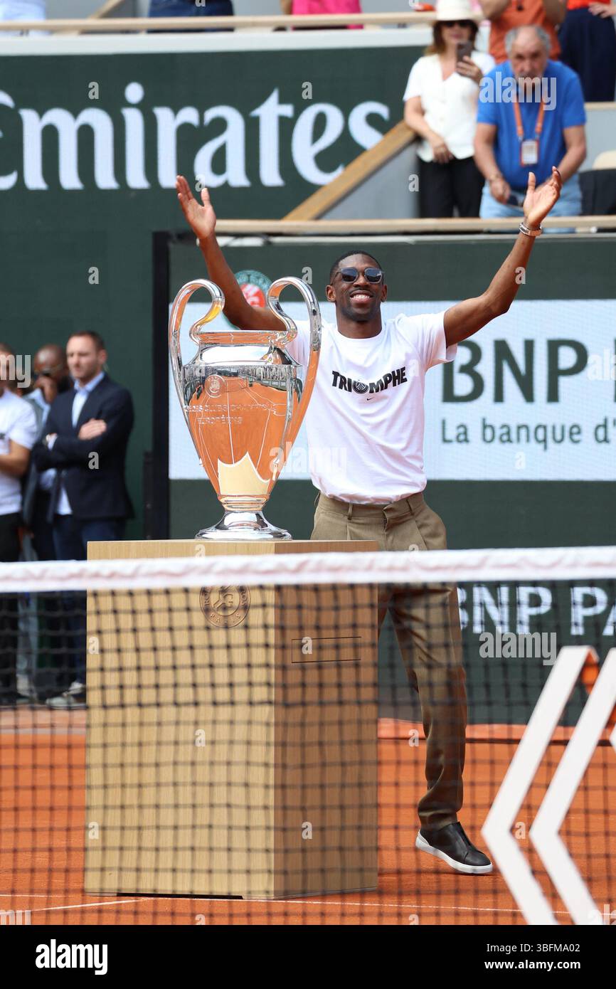 Paris, France. 02nd June, 2025. PSG Ousmane Dembele with UEFA Champions ...