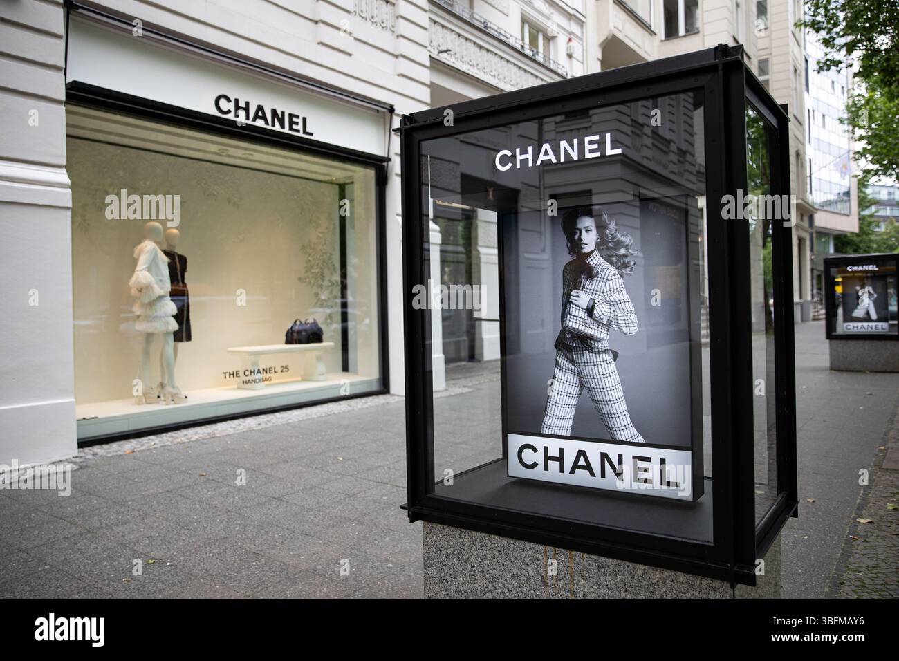 The Chanel boutique is pictured on Kurfuerstendamm in Berlin Germany on ...