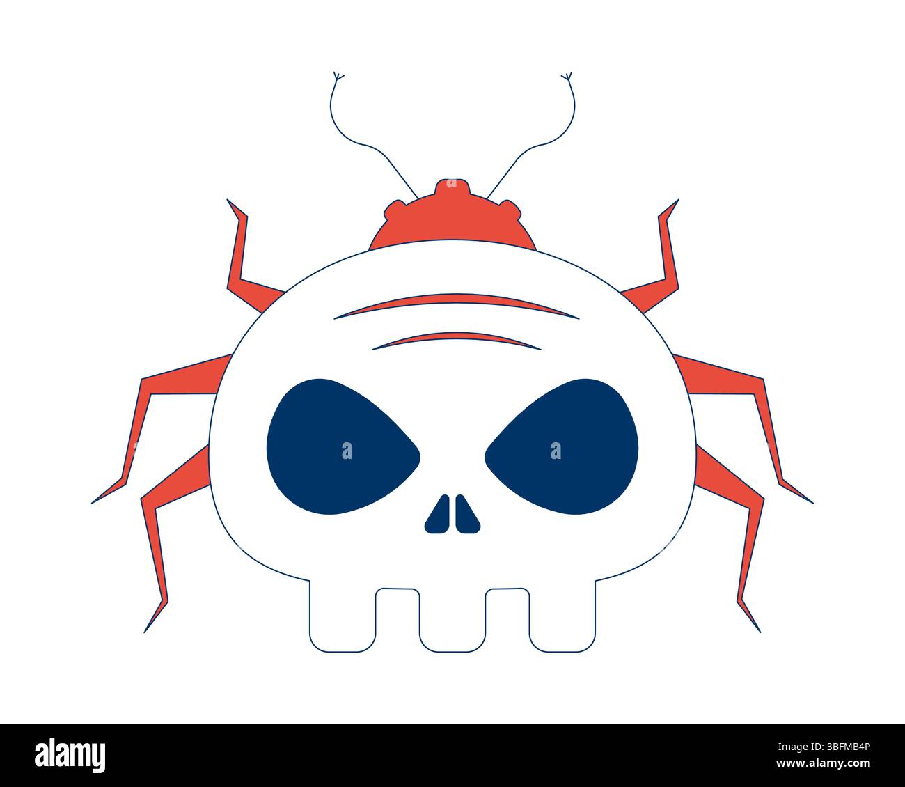 Bug malware icon cartoon Cut Out Stock Images & Pictures - Alamy