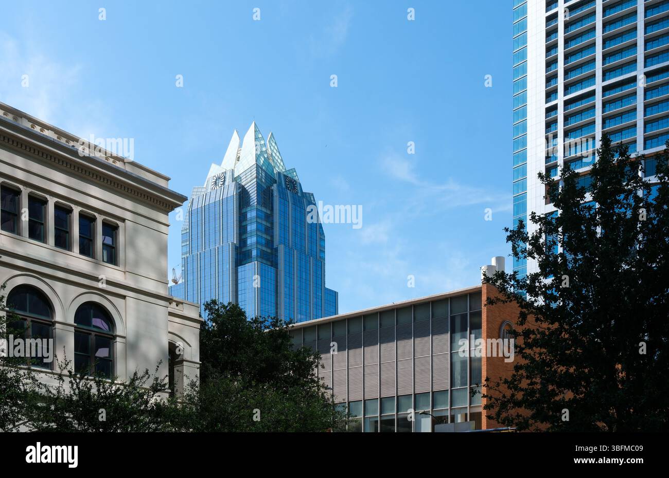 27 MAY 2025 - Austin, TX, USA - The Frost Bank Tower or Owl Building in ...