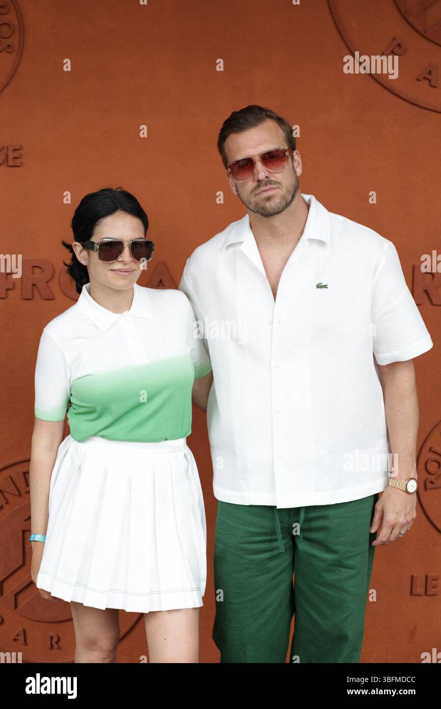 Paris, France. 02nd June, 2025. Florie Federiconi, Hadrien Federiconi ...