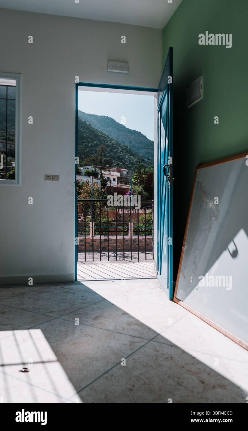 Open Classroom Door Facing Nature – Moroccan Rural School Morocco June ...