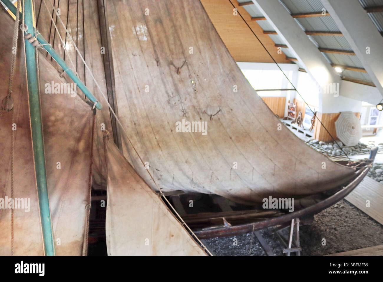 Alesund, Norway - August 01, 2024: Old boats in Sunnmore Museum ...