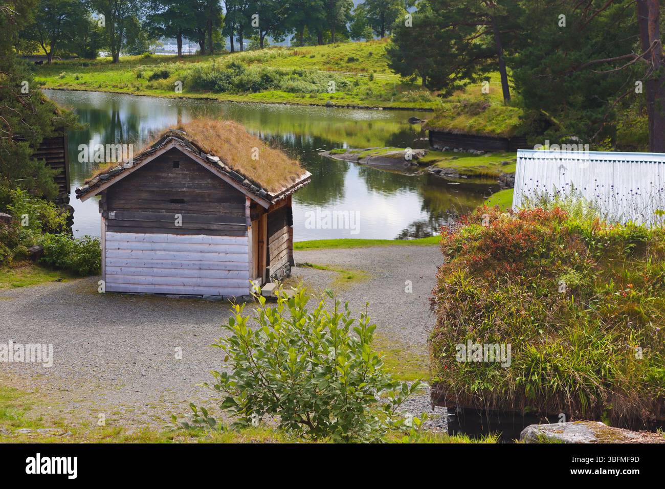 Alesund, Norway - August 01, 2024: Sunnmore Museum is an open air ...