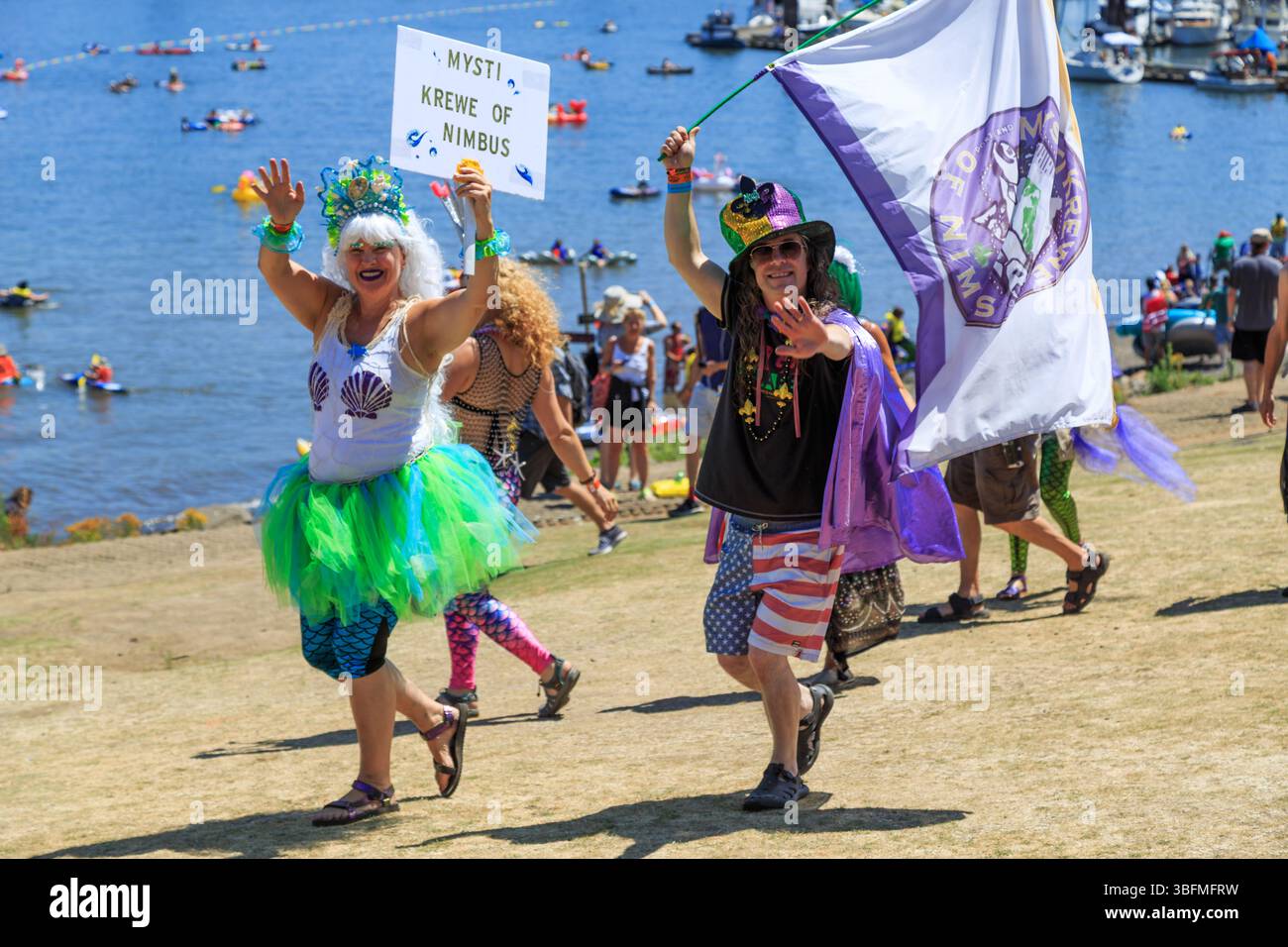 The Big Float, Portland, Oregon - July 15th 2017: Mysti Krewe of Nimbus ...