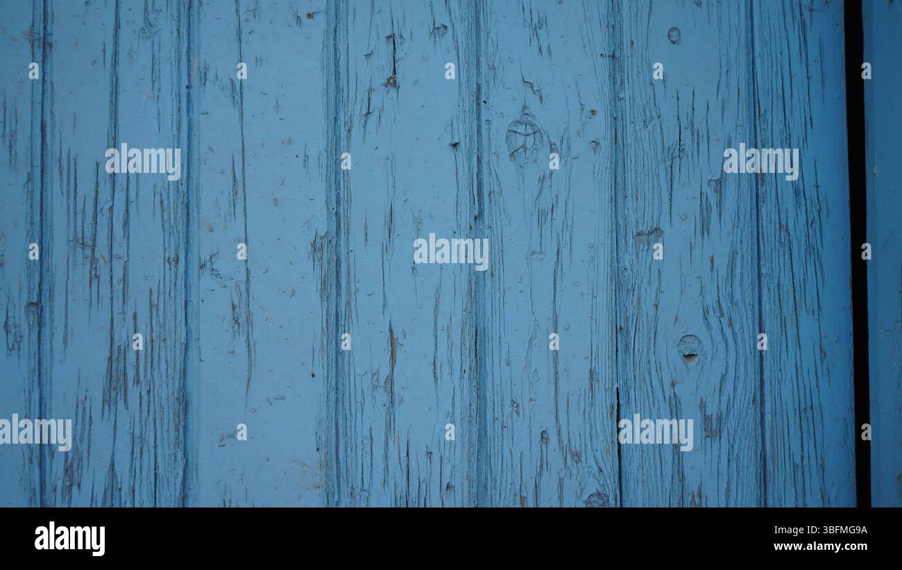 Rustic Blue Door Close-Up – Traditional Moroccan Texture Stock Photo ...
